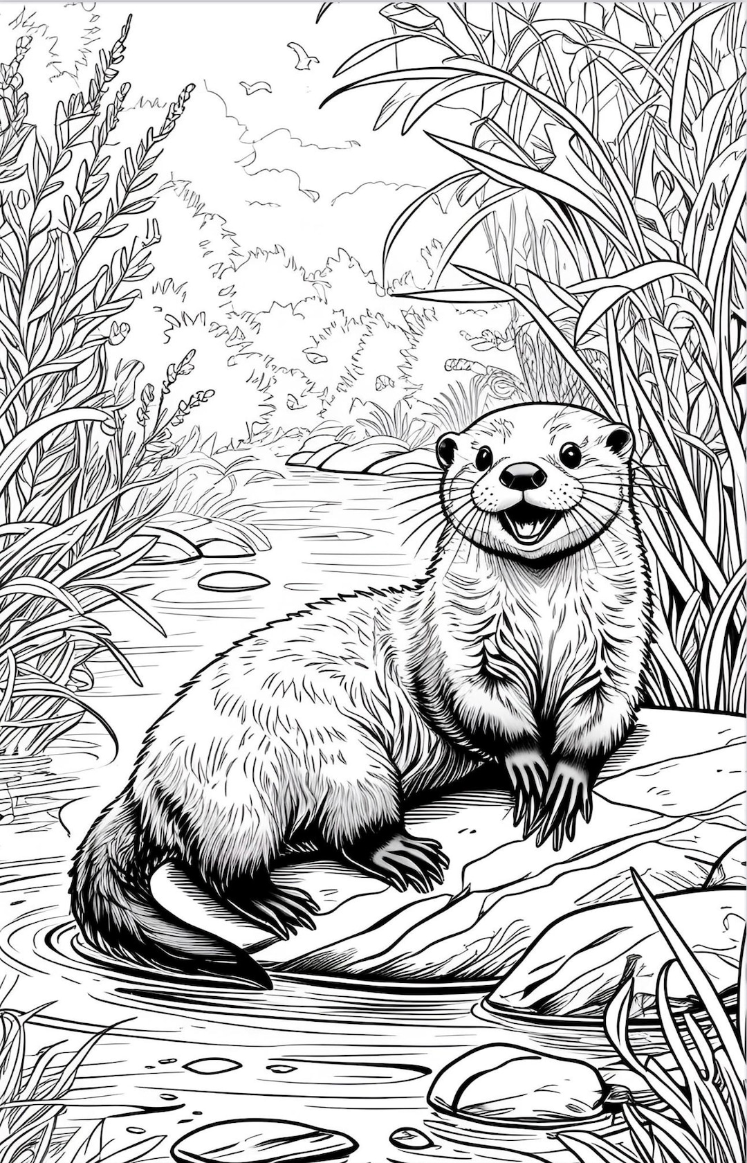 20 Assorted Floral and Nature Coloring Pages - Etsy