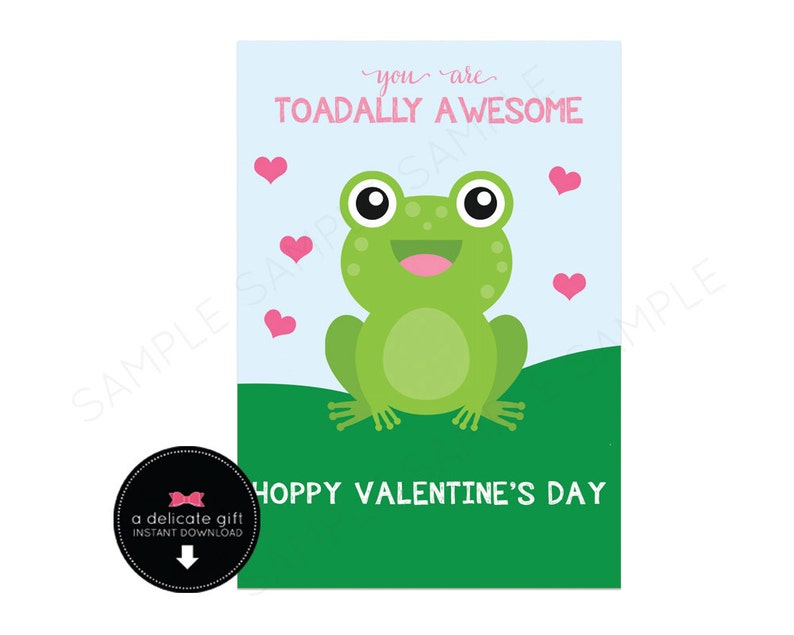 Valentine's Day, Toadally Awesome | Frog Hoppy Valentine's Day ...