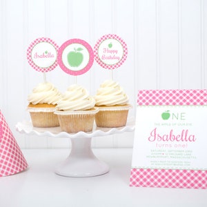 Apple of Our Eye Printable Party Hat, Instant Downlaod - Etsy