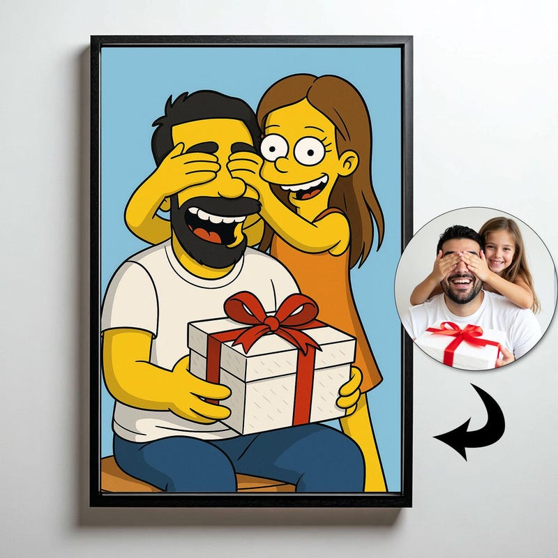 The Simpsons Painting - Etsy