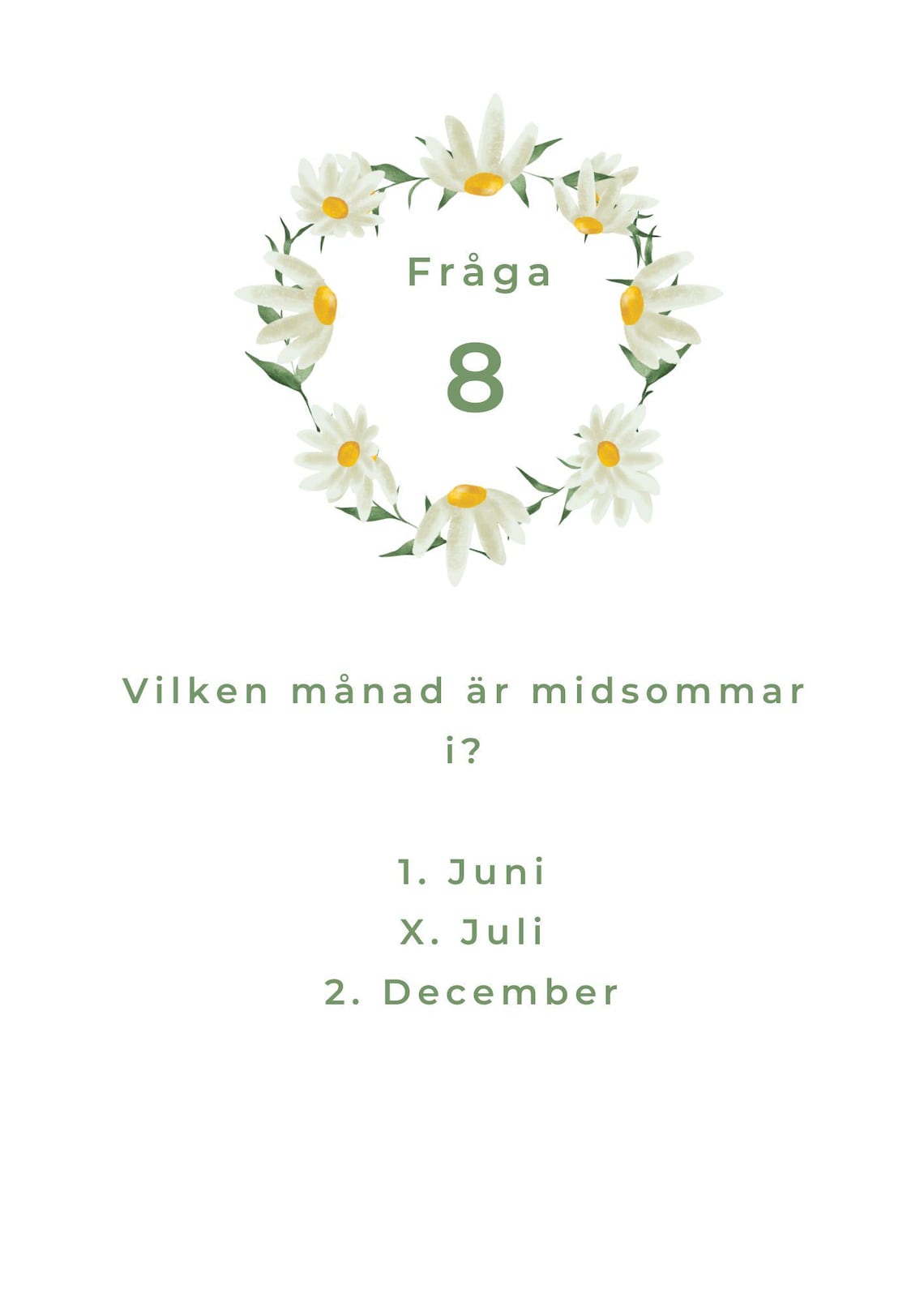 Midsommar-kit För Barn – Tipsrunda, Bingo & Pyssel - Etsy