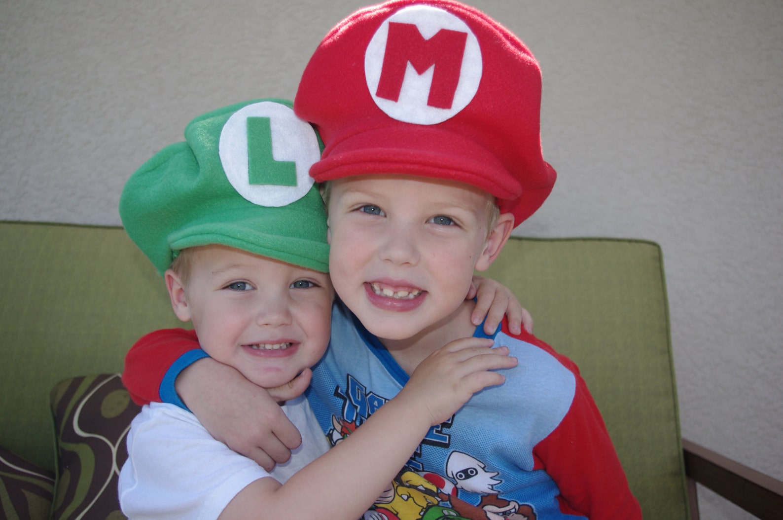 Mario and Luigi Inspired Hat PDF Pattern Instant Download - Etsy