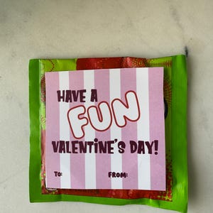 Instant Download Printable Fun Dip Valentine - Etsy