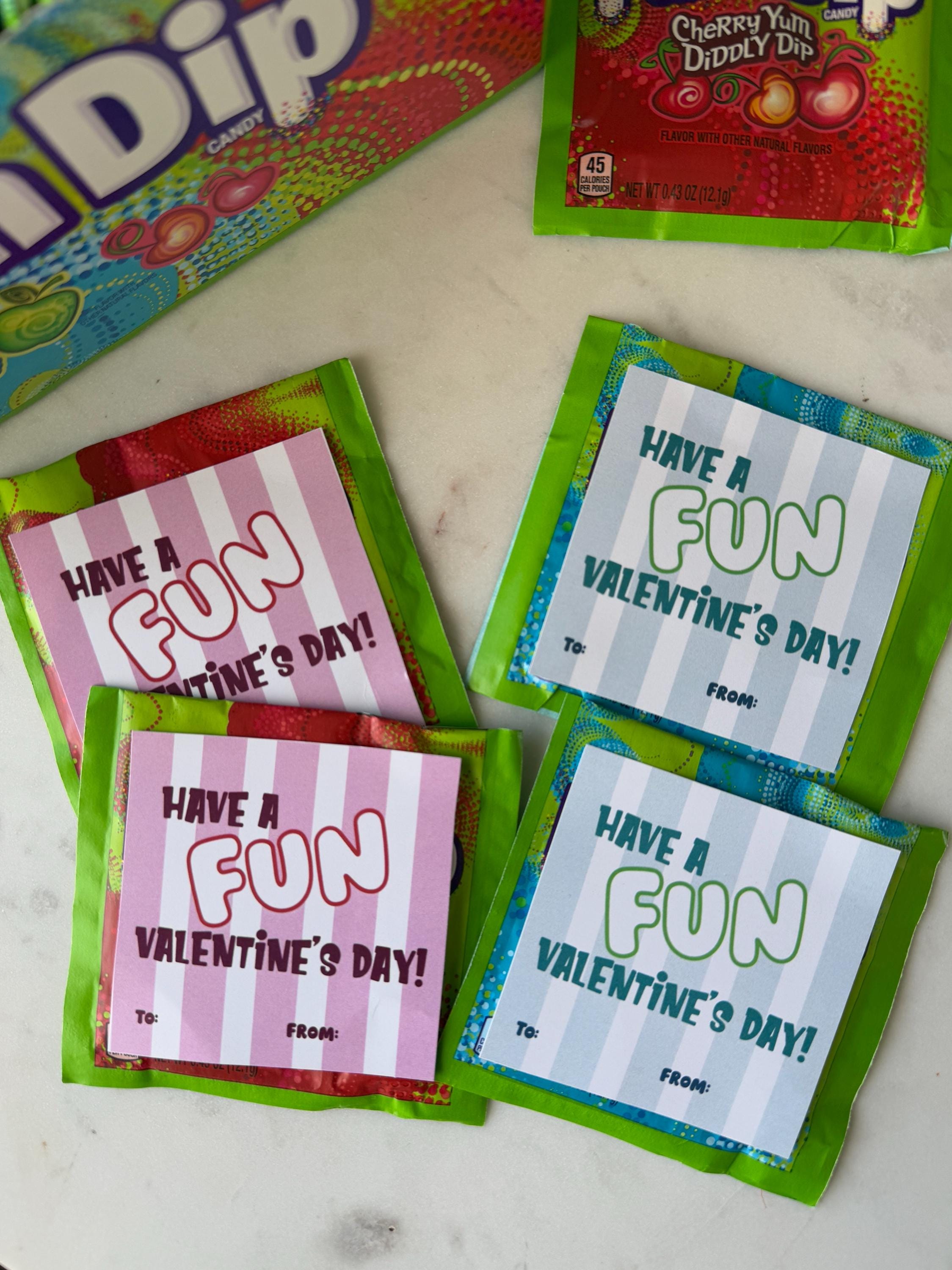 Instant Download Printable Fun Dip Valentine - Etsy