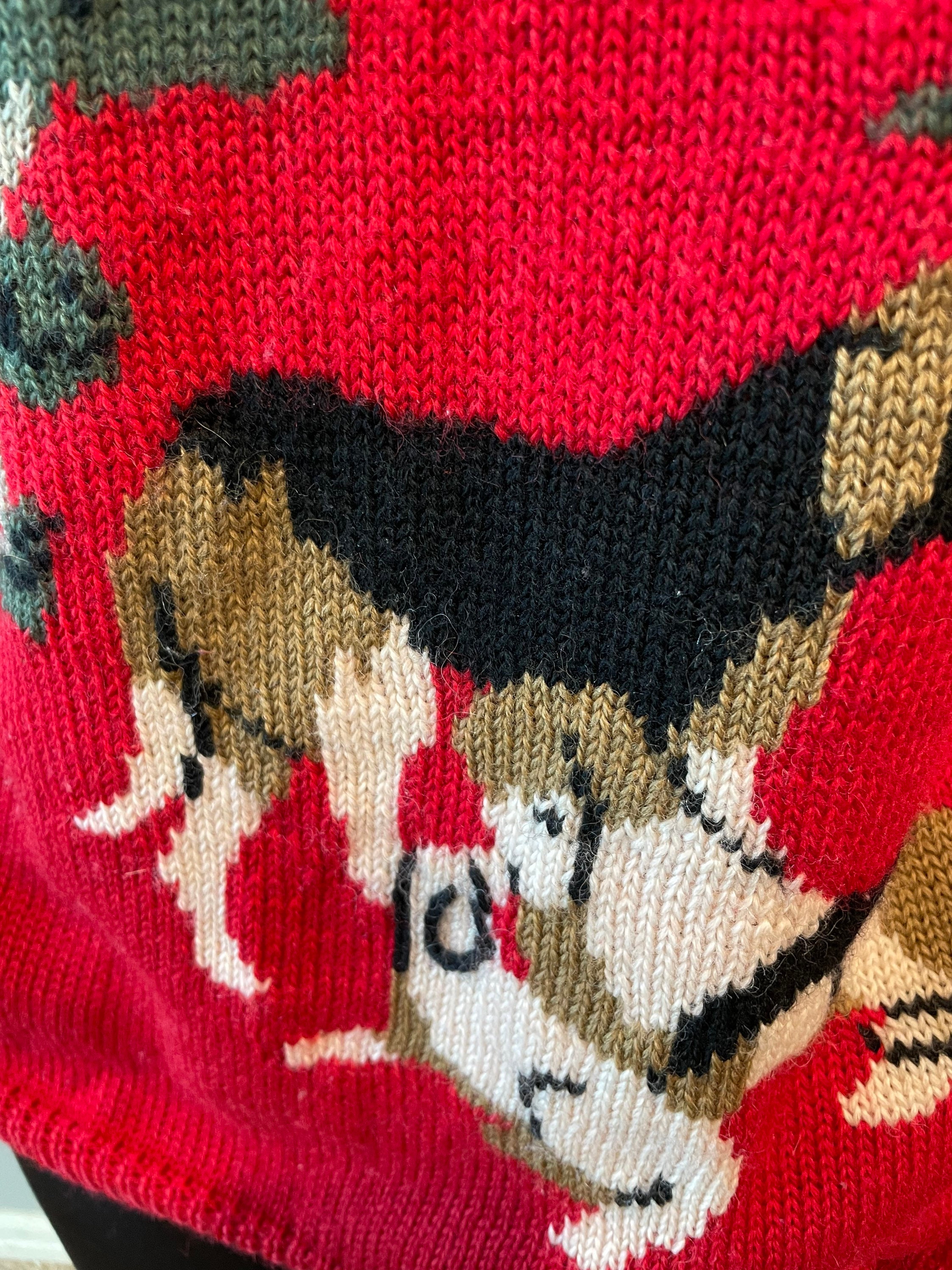 Vintage Wool Beagle Dogs Hunting Themed Sweater - Etsy