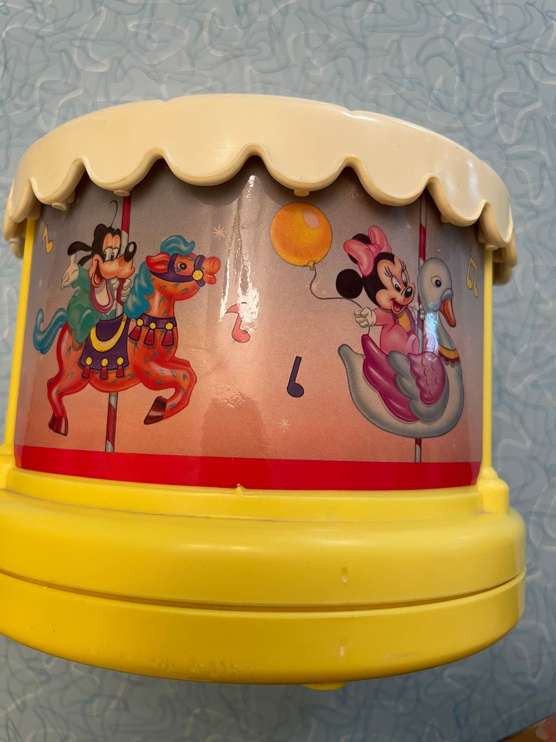 Vintage Disney Dreamtime Carousel Projector Music Box | Etsy