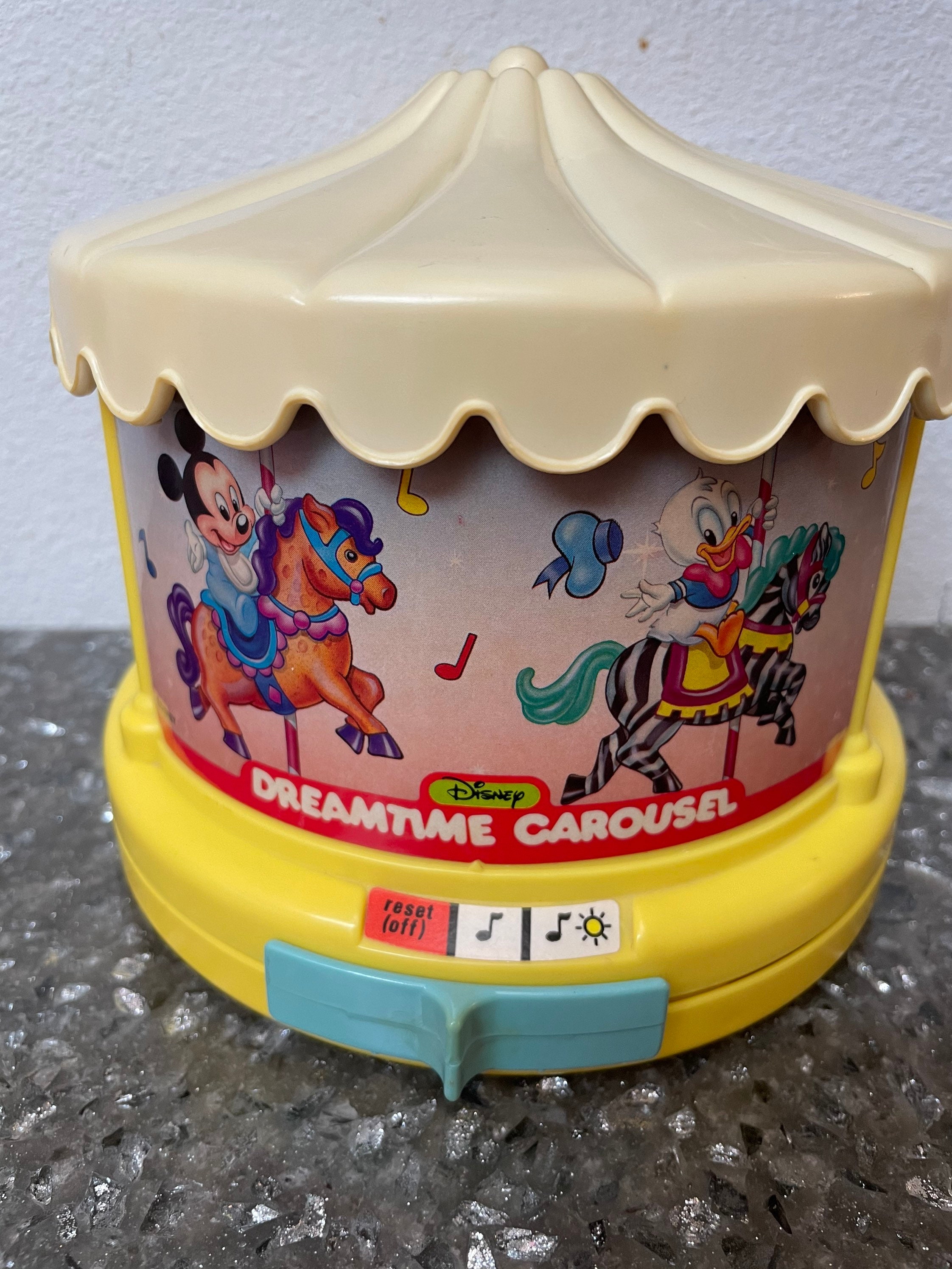 Vintage Disney Dreamtime Carousel Projector Music Box | Etsy