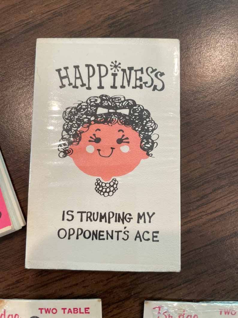 New Vintage 1960s Bridge Tally Cards and Score Pads Two Table - Etsy