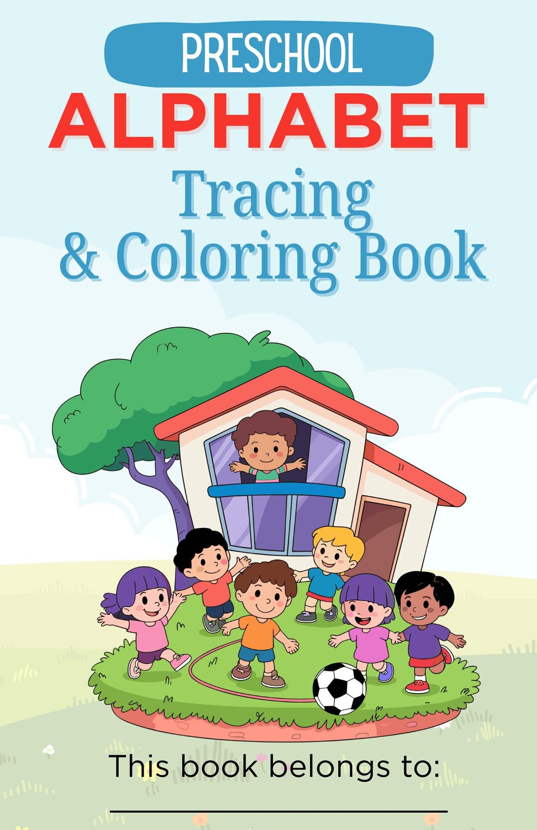ABC Trace and Color Workbook Pages - Etsy