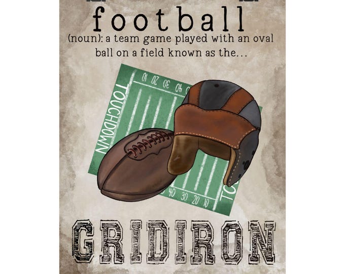 Matte Vertical Poster - Dynamic Football Run - Etsy Canada