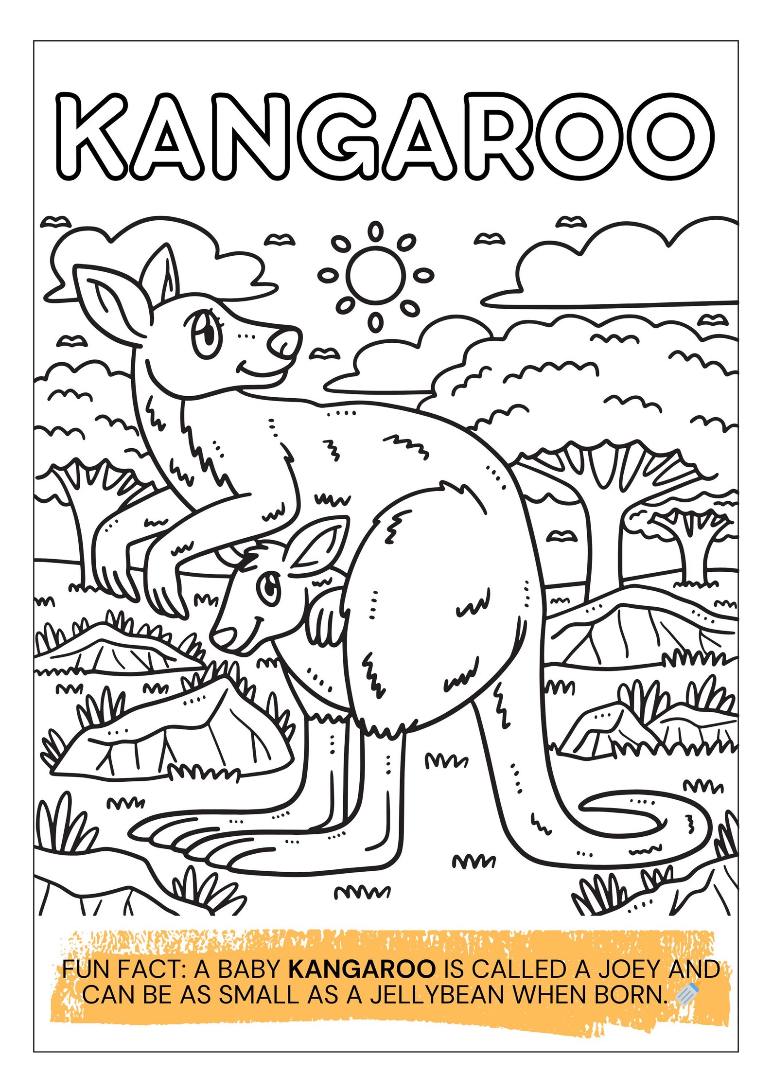 Australian Animals Coloring Book PDF - Educational Wildlife Art ...