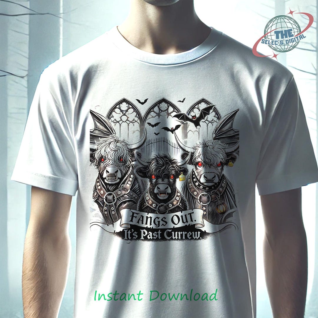 Bat-bovine Brotherhood PNG | Gothic Vampire Cows Art | Dark Fantasy ...