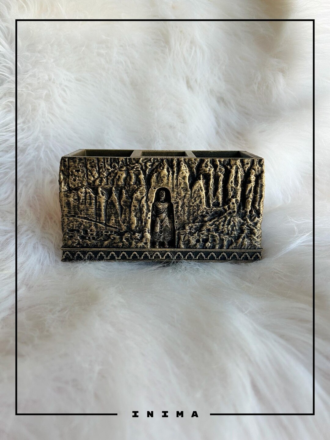 Bamiyan Buddha Pen & Candle Holder – 3D Printed Cultural Desk Art - Etsy