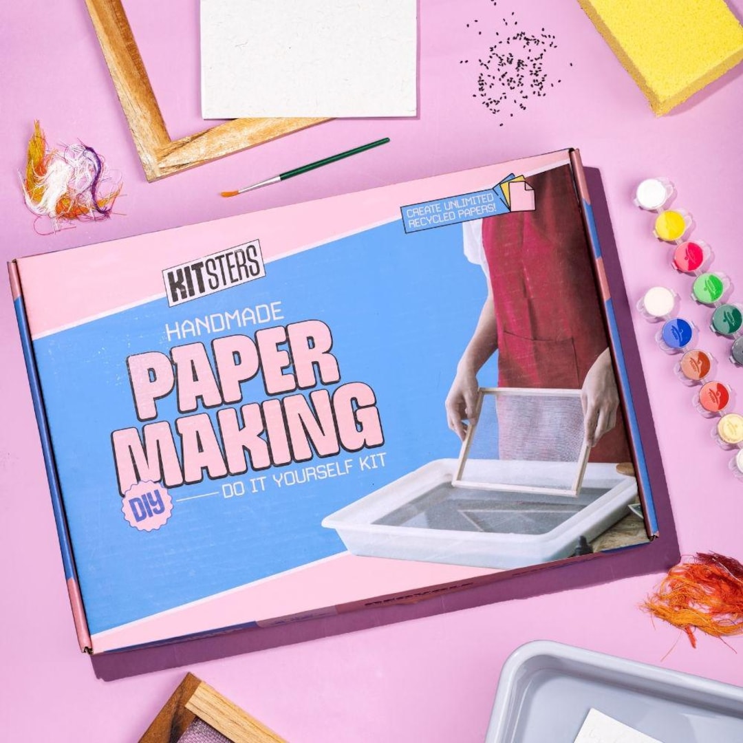 DIY Paper Making Kit: Mould & Deckle, Floral Seed Paper - Etsy