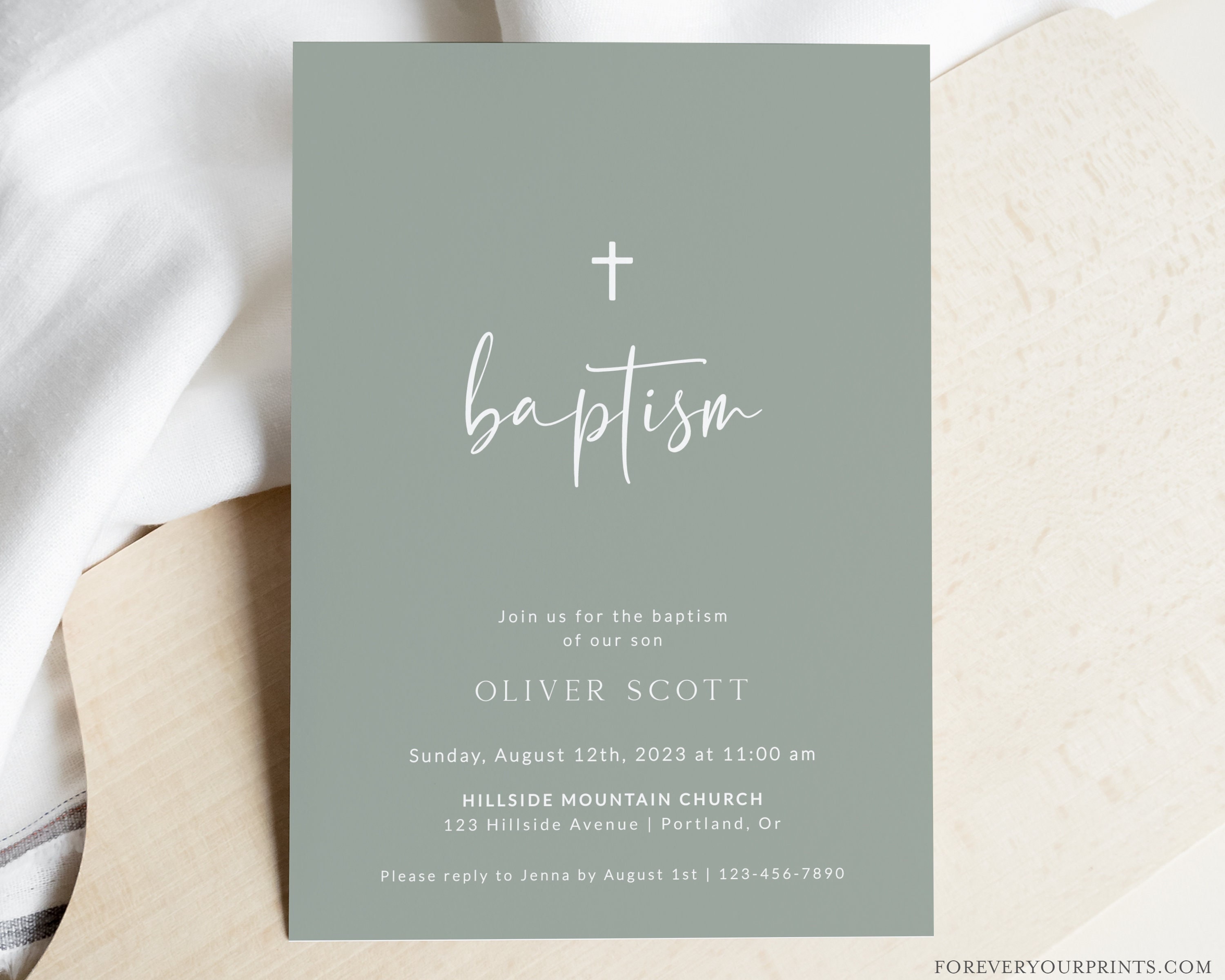 Catholic Baptism Invitation Wording