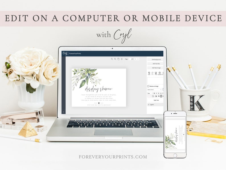 Display Shower Card Printable, Baby Shower Invitation Insert, Display ...