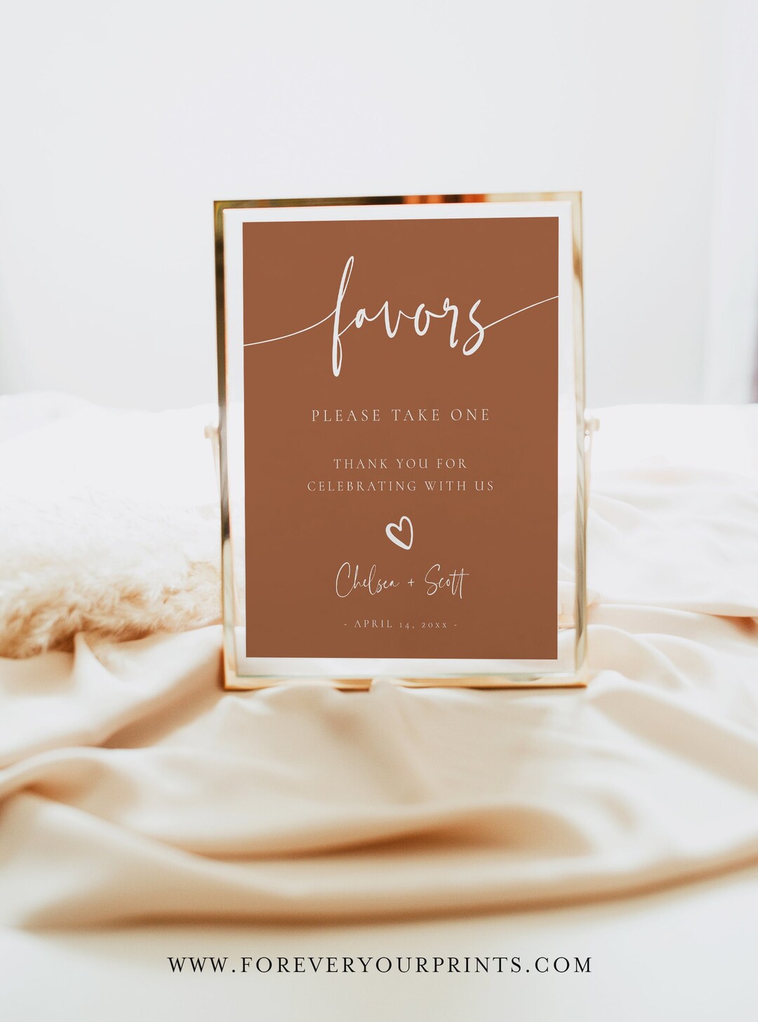 Favors Sign Template, Wedding Minimalist Favors Signs, Printable Favors ...