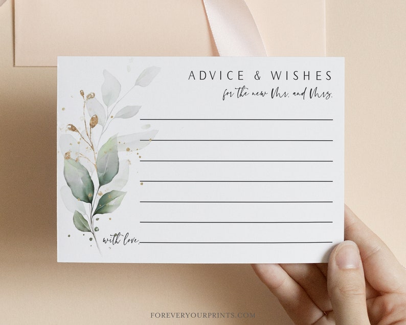 Wedding Advice Cards Marriage Advice Cards Digital Download | Etsy