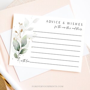 Wedding Advice Cards, Marriage Advice Cards, Digital Download - Etsy