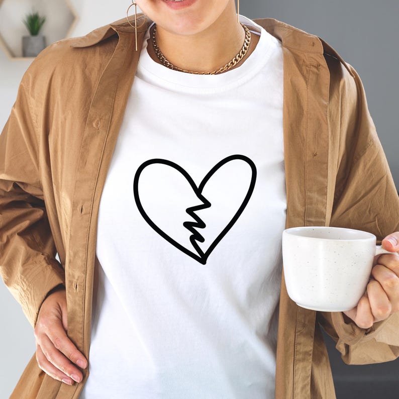 Heart Shape Svg Bundle, Heart Outline Svg, Handdrawn Heart Svg, Heart ...