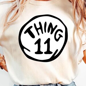 Thing 1 to Thing 12 SVG PNG Bundle, Thing 1 Thing 2 Svg, Family Thing ...