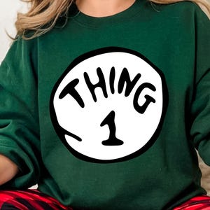 Thing 1 to Thing 12 SVG PNG Bundle, Thing 1 Thing 2 Svg, Family Thing ...