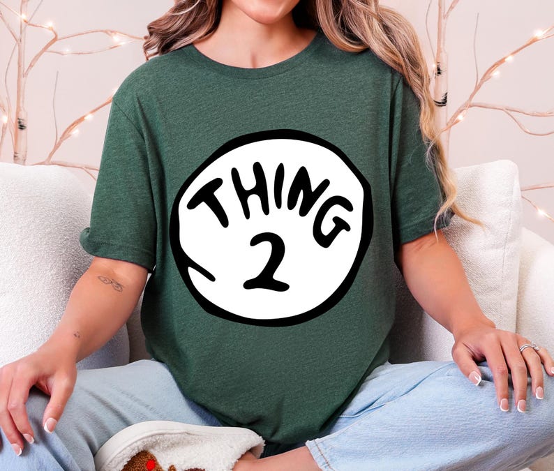 Thing 1 to Thing 12 SVG PNG Bundle, Thing 1 Thing 2 Svg, Family Thing ...