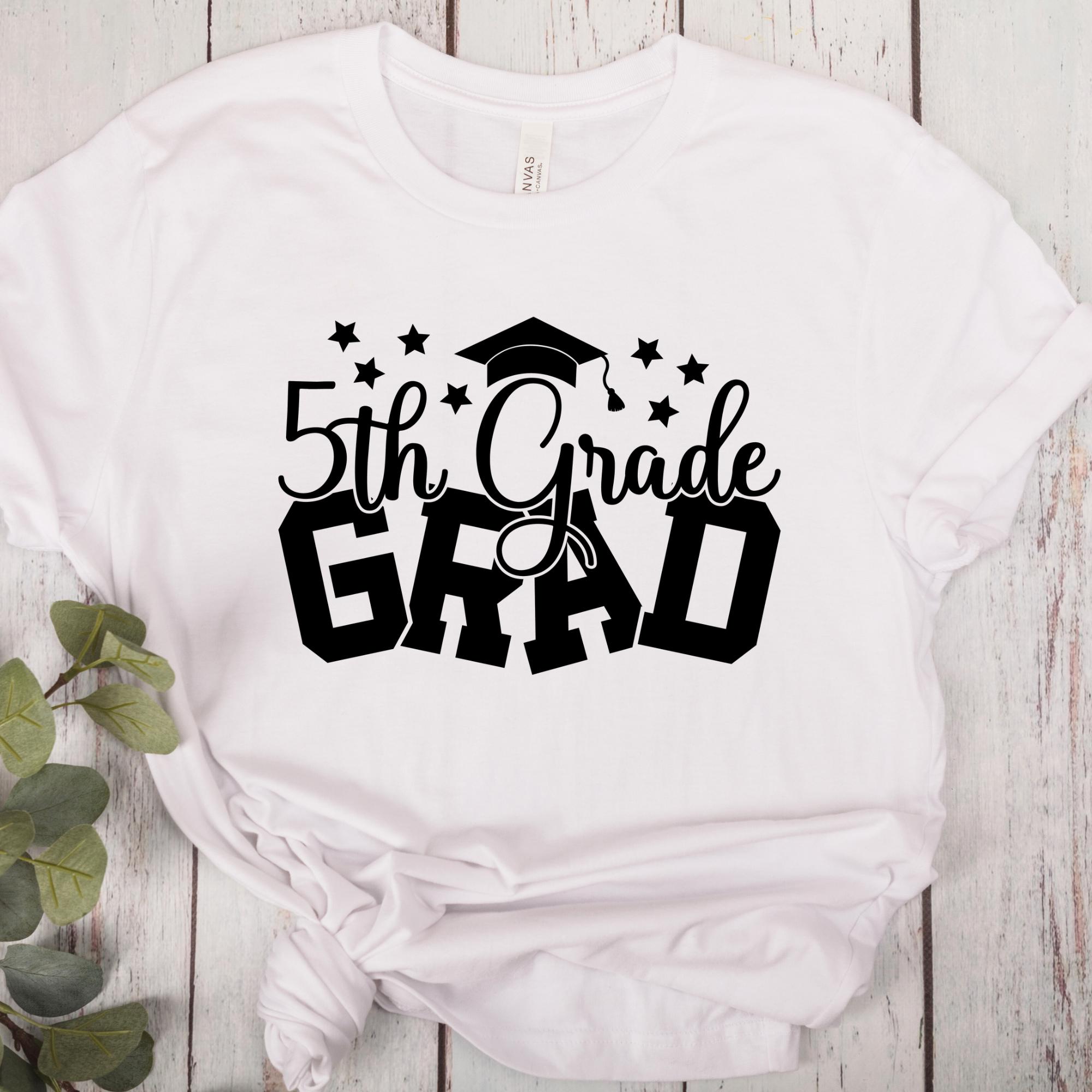 5th Grade Grad SVG, Fifth Grade Graduation Svg, Elementary School ...