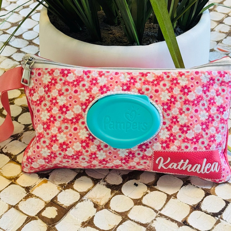 In-the-hoop Baby Wipes Holder #3 Zipper Digital Design | Machine ...