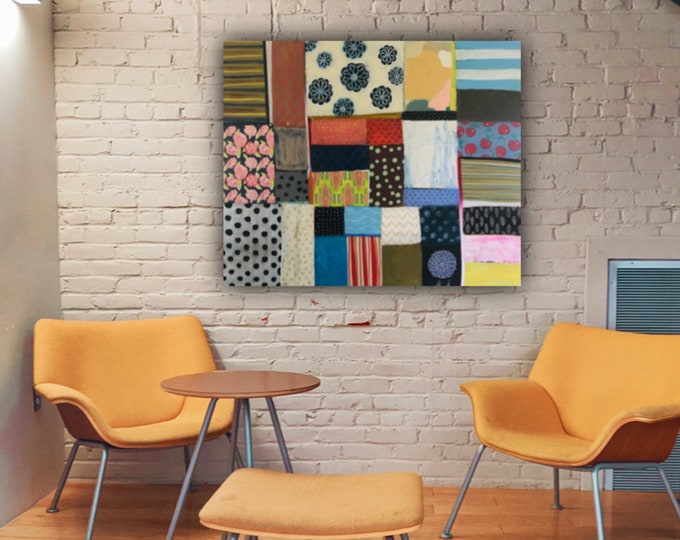Recollection No. 08 // Original Painting, Modern Art, Acrylic on Canvas ...