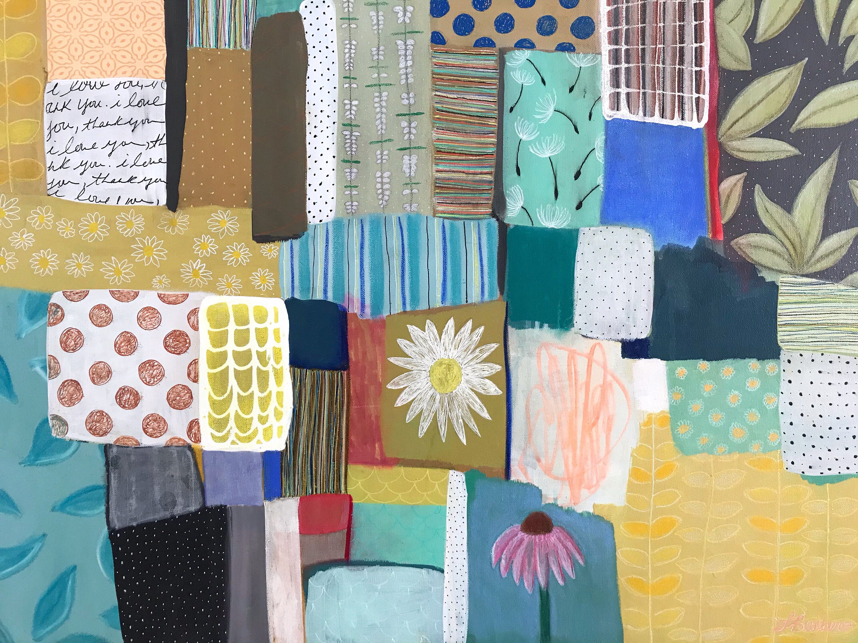 Recollection No. 06 // Original Painting, Modern Art, Acrylic on Canvas ...