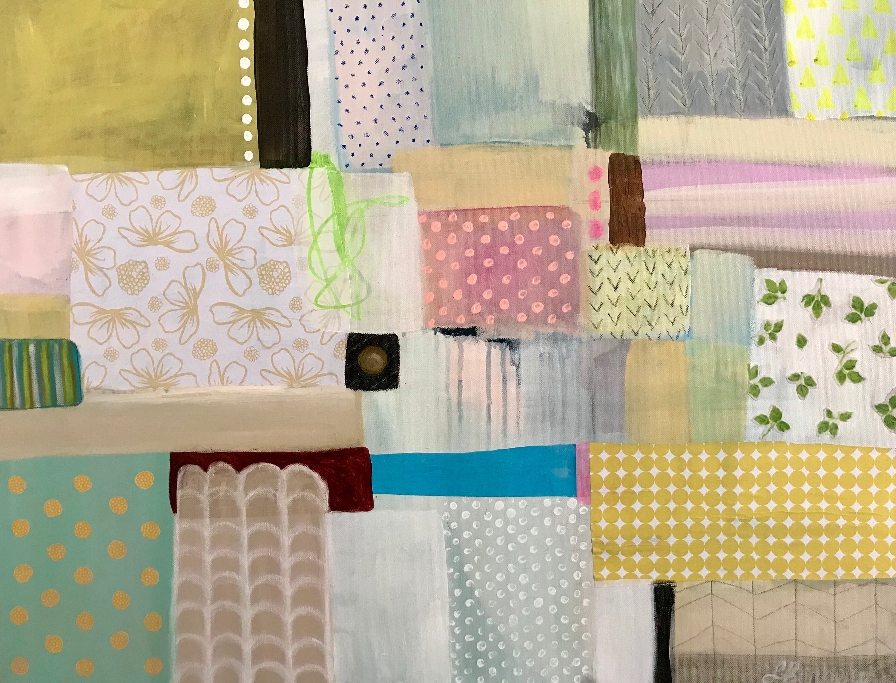 Recollection No. 04 // Original Painting, Modern Art, Acrylic on Canvas ...