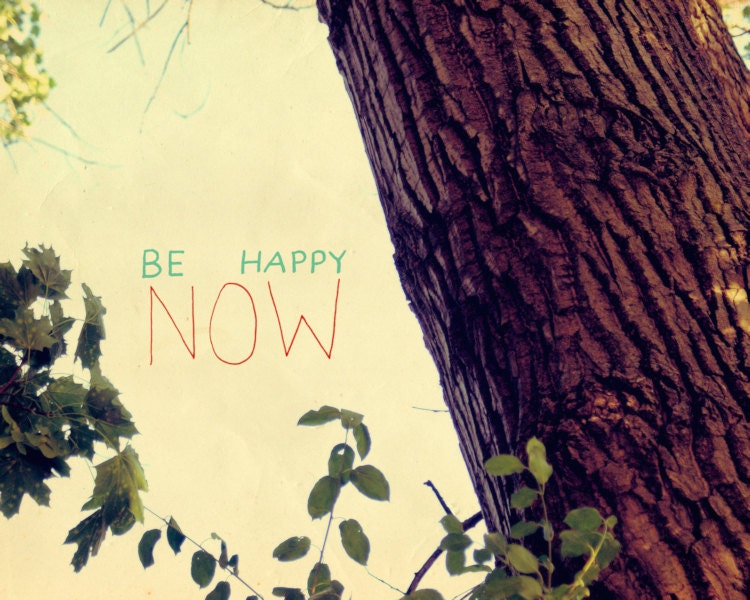 Be Happy // Nature Photo Color Photography Housewarming | Etsy