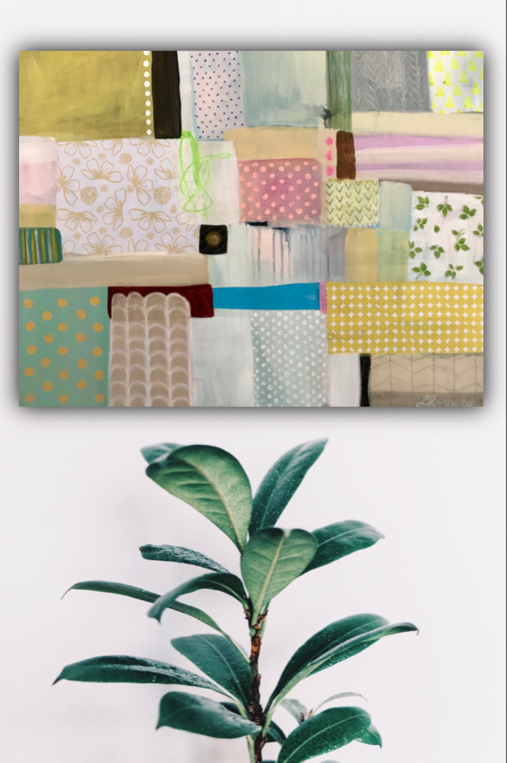 Recollection No. 04 // Original Painting, Modern Art, Acrylic on Canvas ...