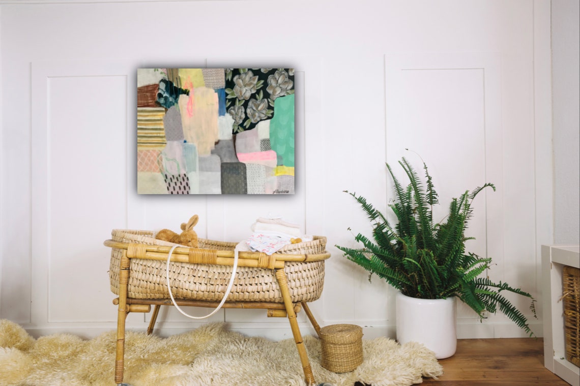 Recollection No. 01 // Original Painting Modern Art Acrylic - Etsy