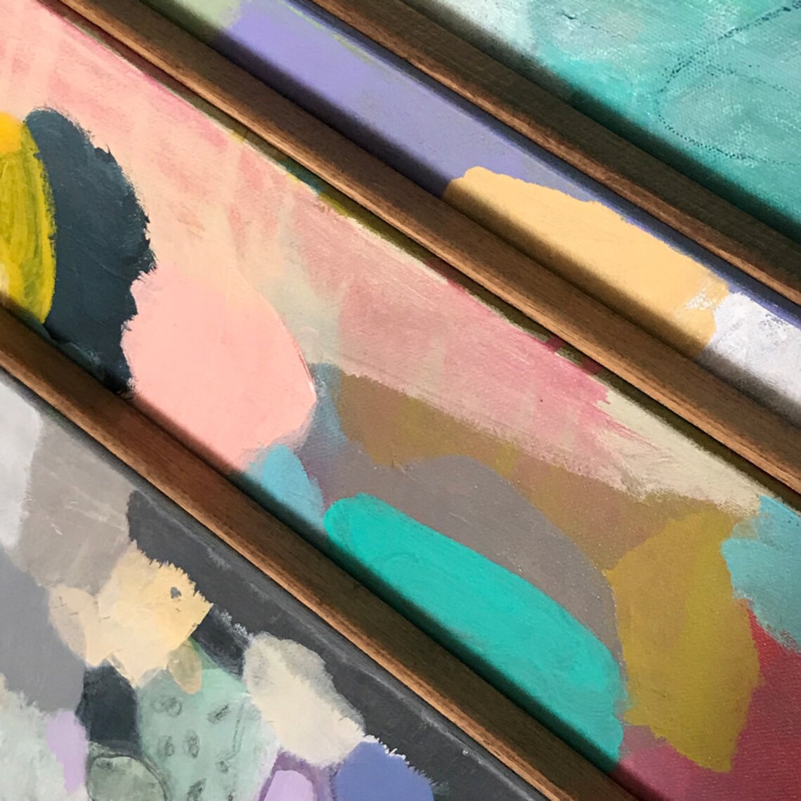 Recollection No. 08 // Original Painting, Modern Art, Acrylic on Canvas ...