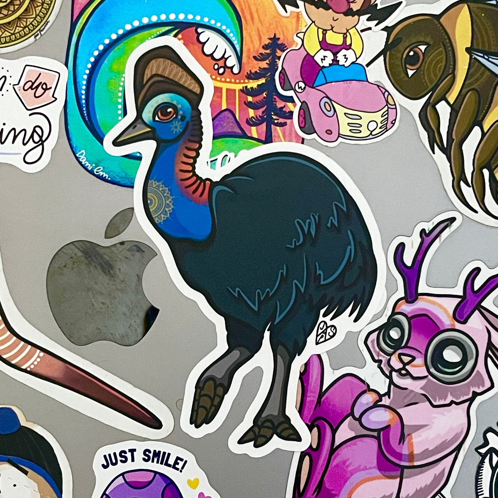 Cassowary Vinyl Sticker - Etsy