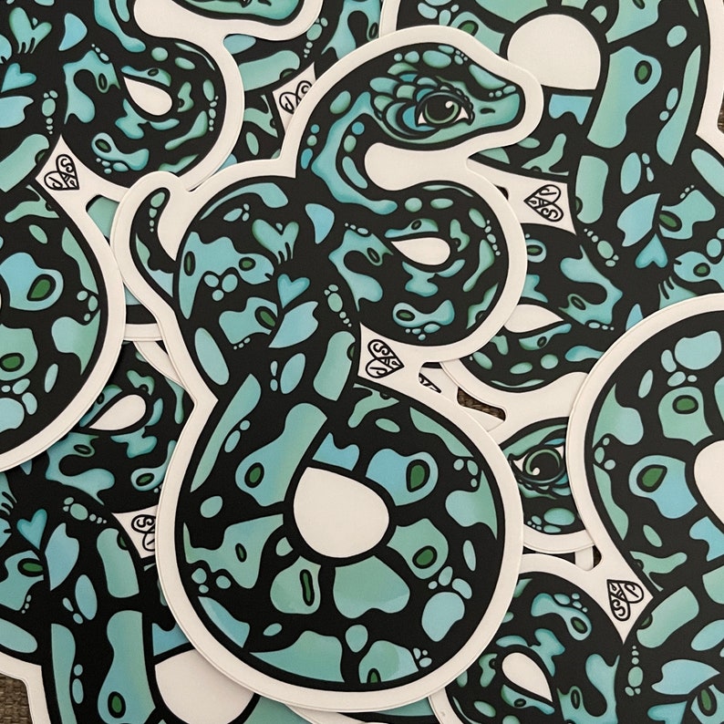 Snake Vinyl Sticker - Etsy