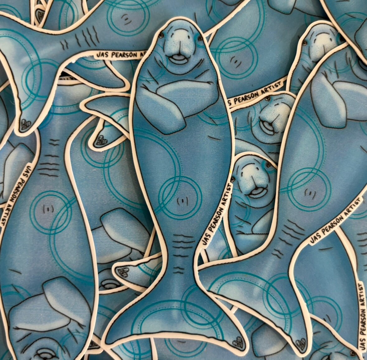 Dugong Vinyl Sticker - Etsy