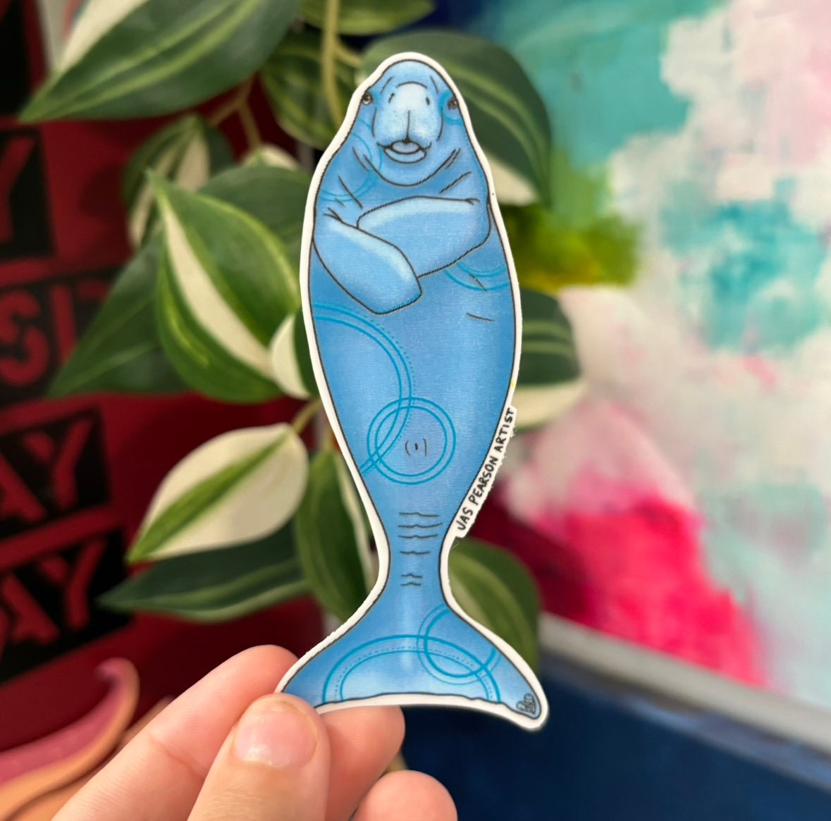 Dugong Vinyl Sticker - Etsy
