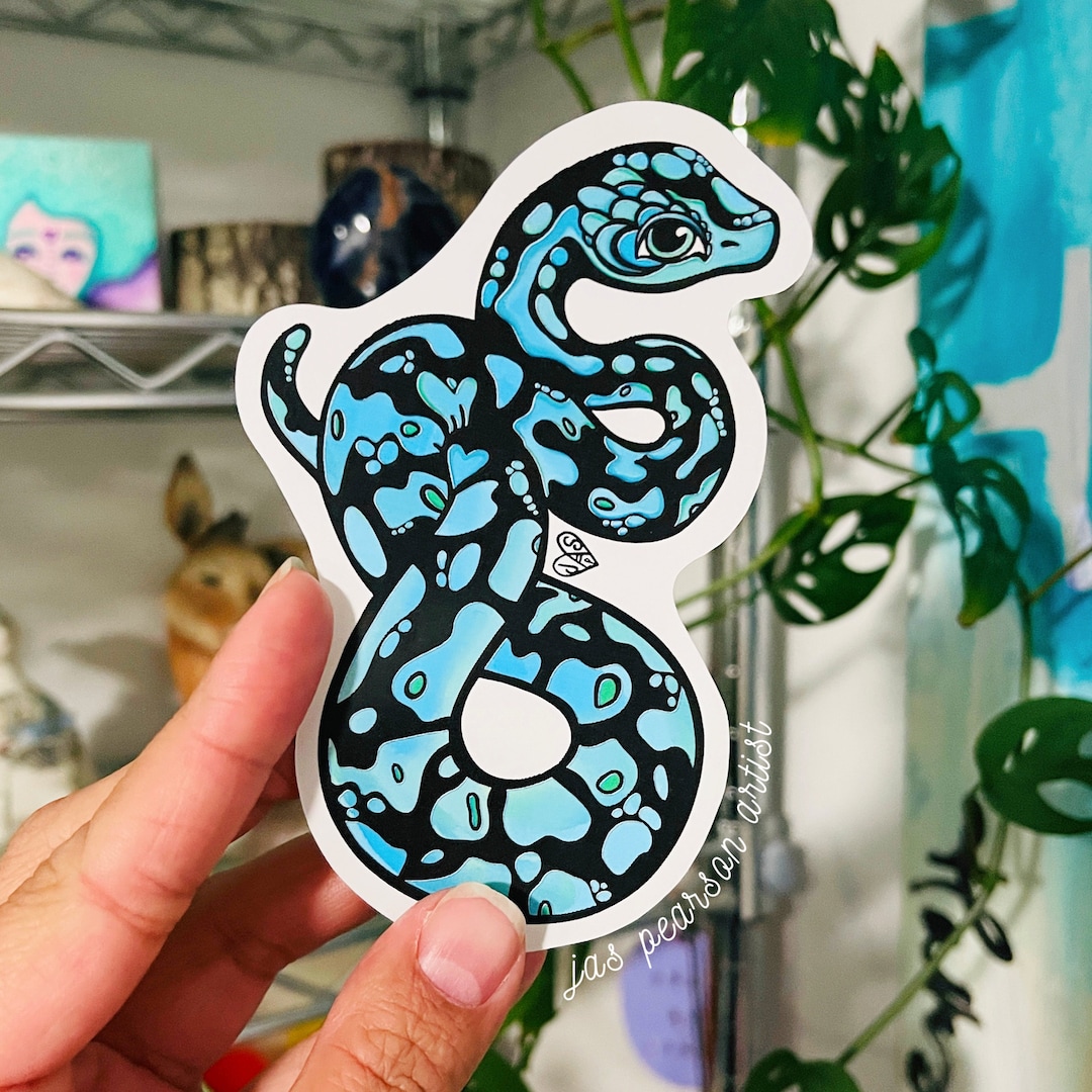 Snake Vinyl Sticker - Etsy