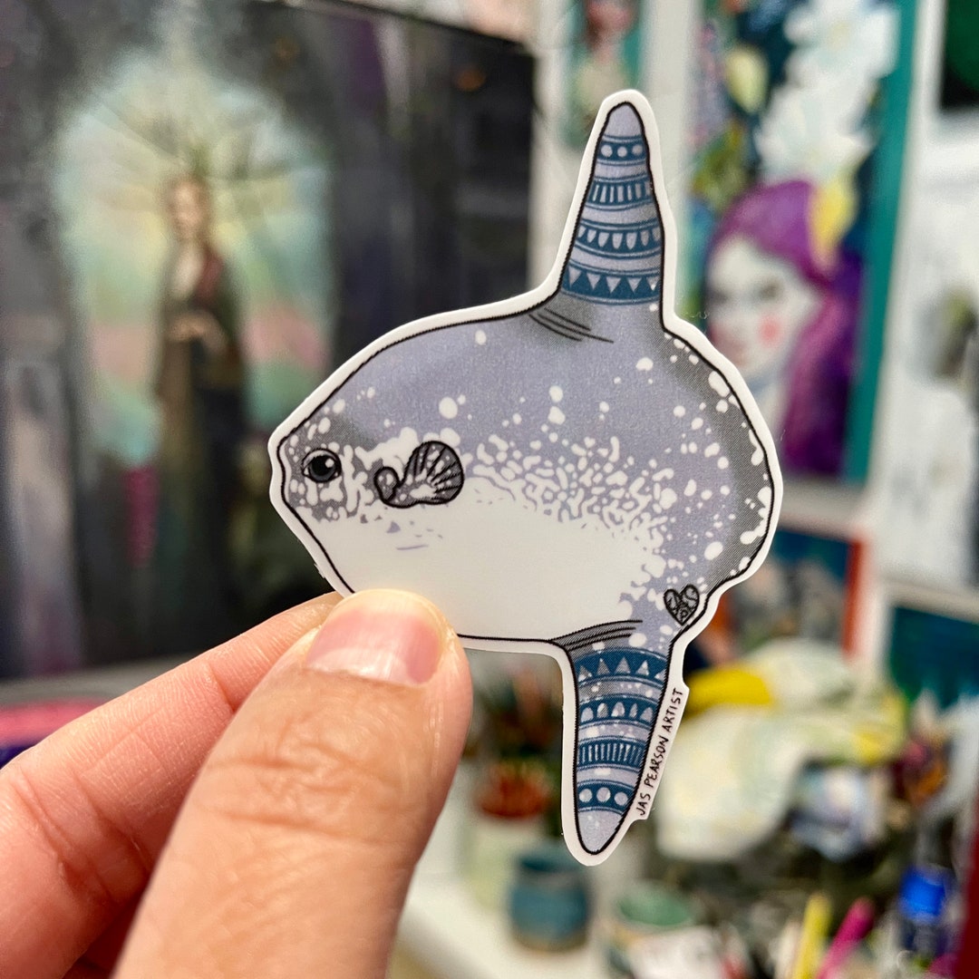 Sunfish Vinyl Sticker - Etsy