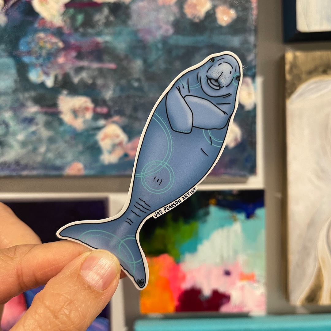 Dugong Vinyl Sticker - Etsy