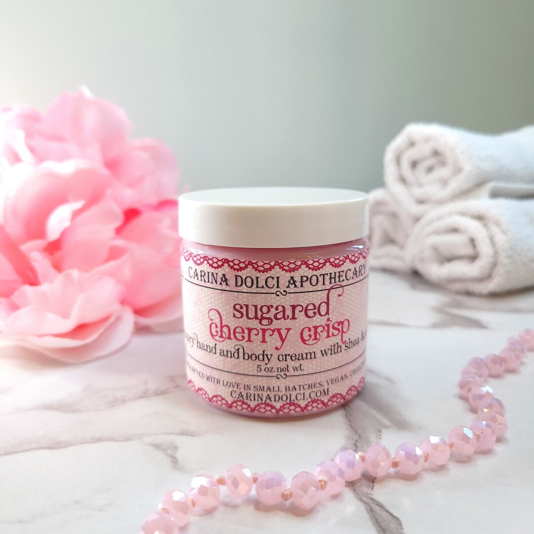 Sugared Cherry Crisp | Luxury Hand and Body Lotion | Shea and Aloe ...