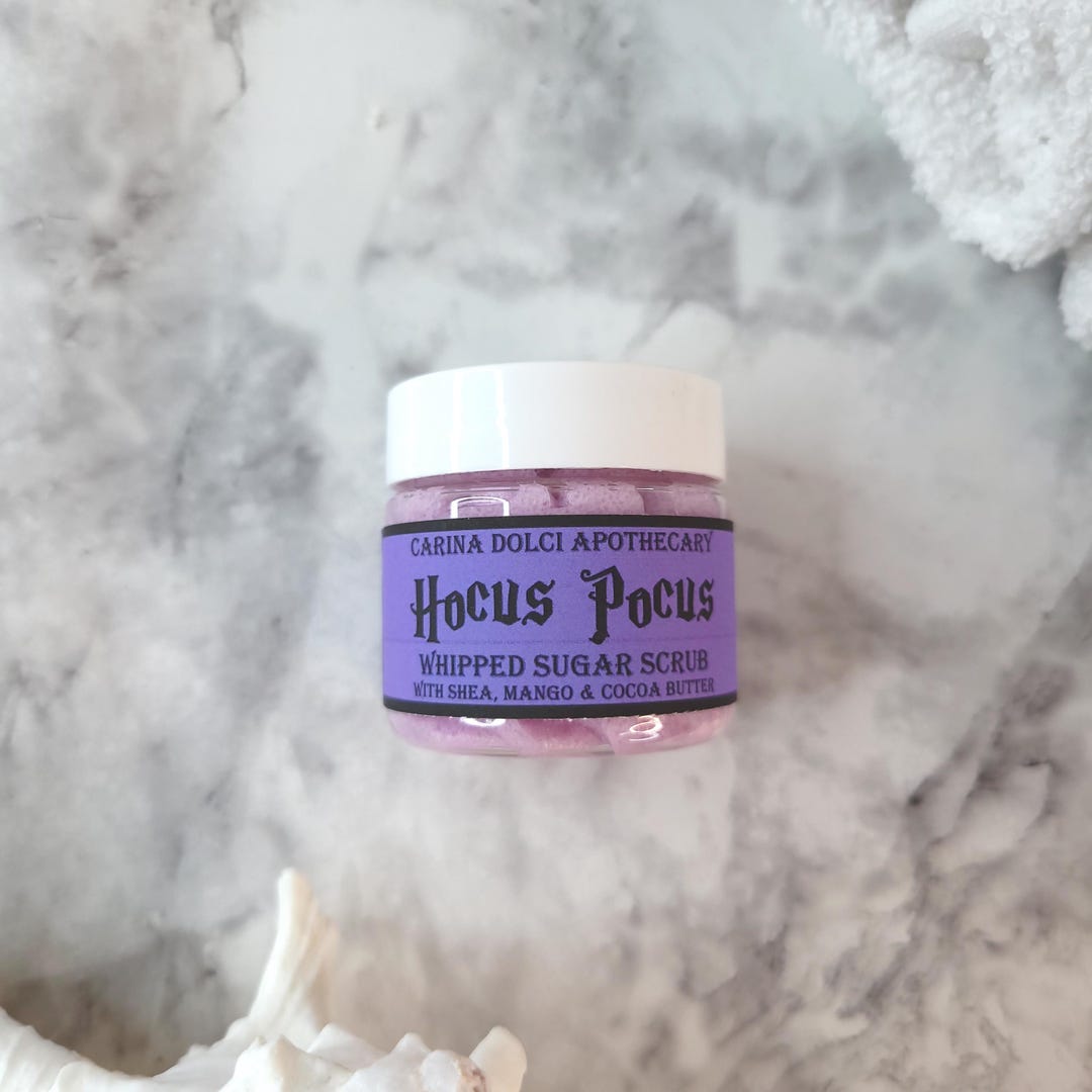 Hocus Pocus Indulgent Whipped Sugar Scrub Mango, Shea & Cocoa Butter ...