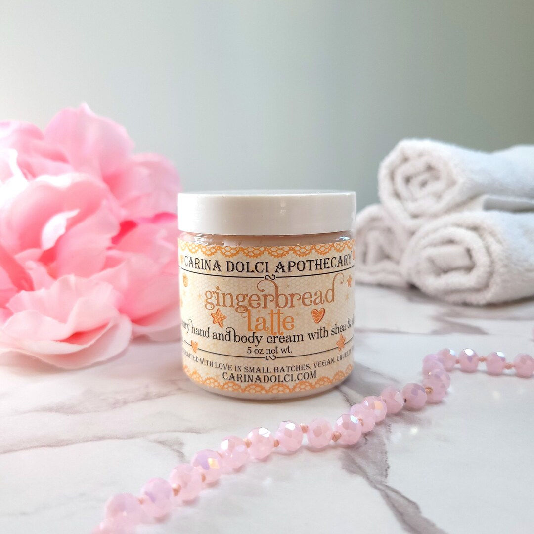 Gingerbread Latte Luxury Hand and Body Lotion Shea and Aloe Carina ...
