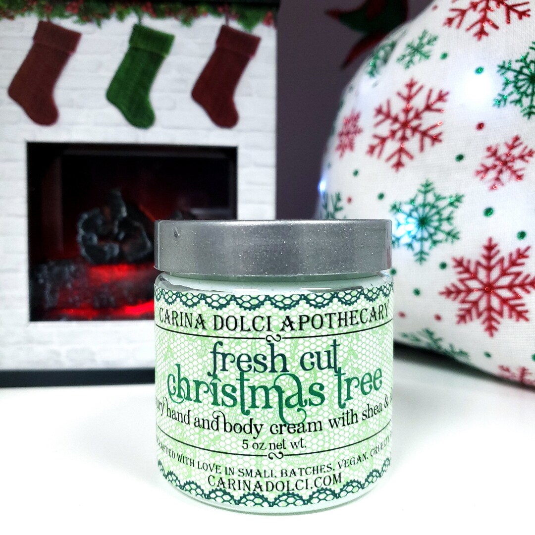 Fresh Cut Christmas Tree Luxury Hand and Body Lotion Shea and Aloe ...