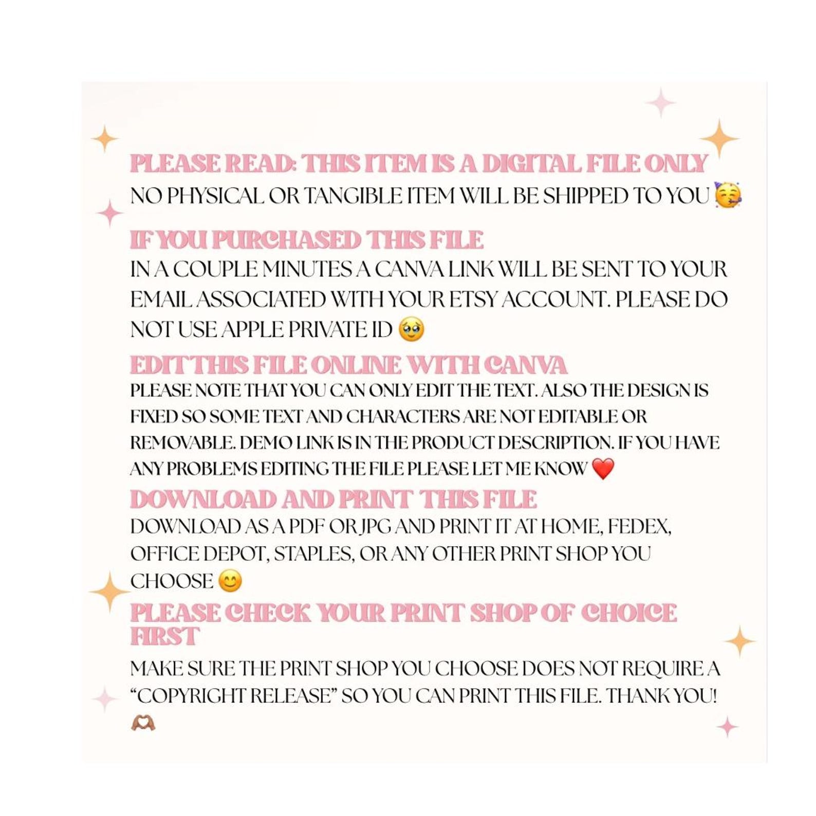 Customizable Birthday Poster Template: 12x16" Editable Design (PDF ...