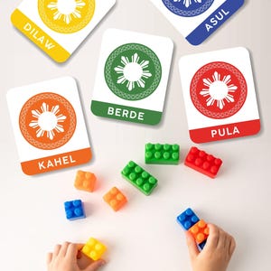 Tagalog Learning Cards - Etsy