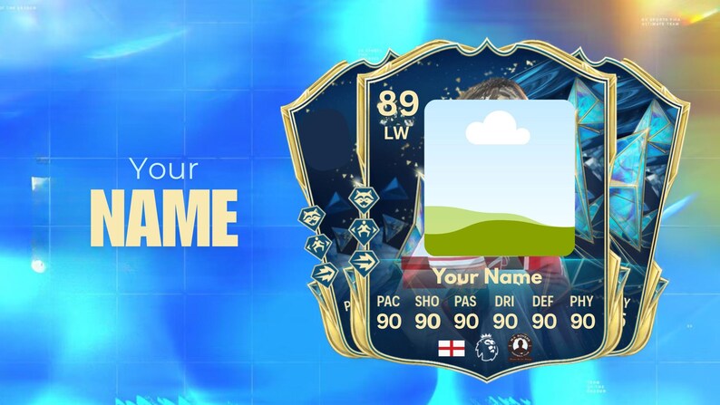 FIFA TOTS Card Template | Editable Sunday League Awards Canva ...